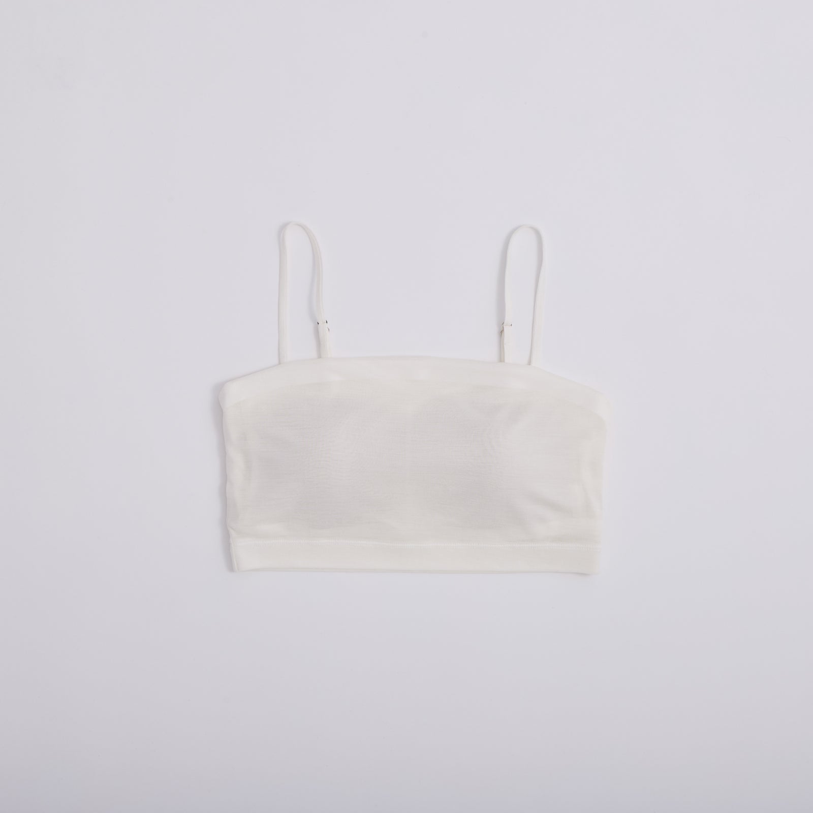 100% Silk Bandeau Bra - 3 sizes, 7 colors