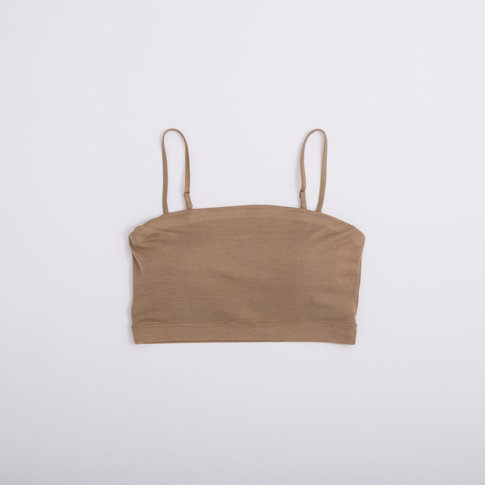 100 Silk Bandeau Bra 3 Sizes 7 Colors